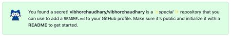 Creating An Impressive Github Profile Readme By Vibhor Chaudhary