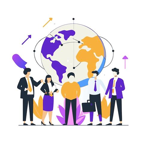 Global Business Expansion Open Company Premium AI Generated Vector