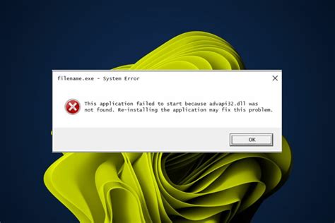 Advapi32 Dll Not Found How To Fix It Or Reinstall It