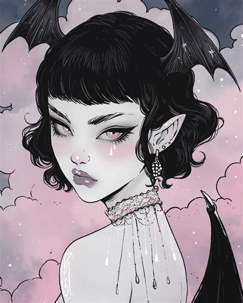 Lady Moïra On Instagram There She Is 😊 Day 19 Angelsdrawlloween2023