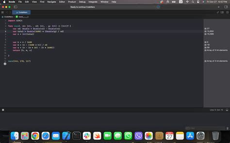 Swift Can Someone Explain Why Is Int Total Different Value Than Double Total Stack Overflow