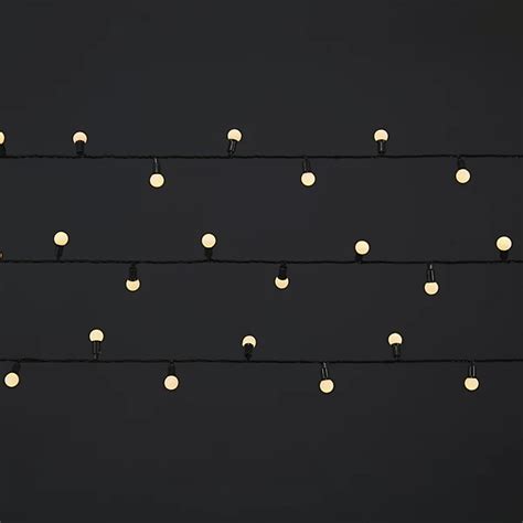 120 Warm White Berry Led String Lights With Timer Function And 1352m