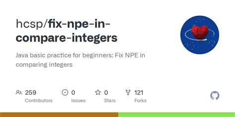 Github Hcsp Fix Npe In Compare Integers Java Basic Practice For