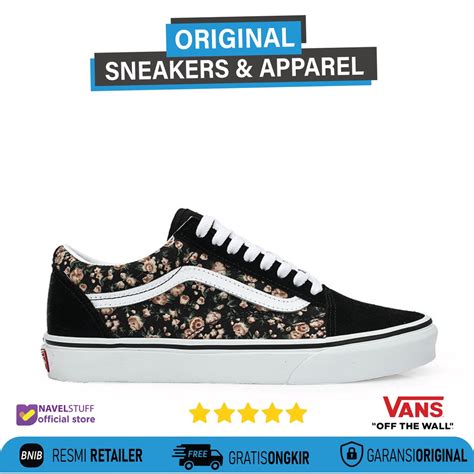 Jual Vans Old Skool Rose Dreams Blackwhite Original Resmi Bnib Pt