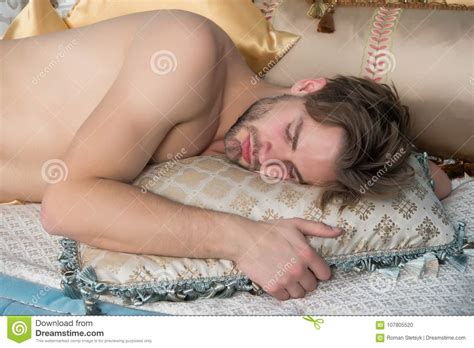 Macho Guy Torso Relaxing Lay Bedroom Morning Wood Formally Known