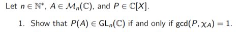 Solved Is The Characteristic Polynomial P Is The Polynomial Chegg