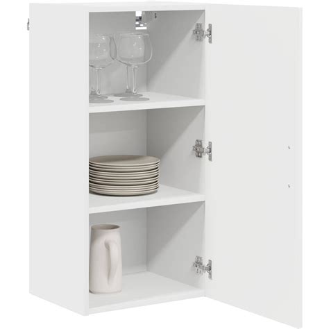 Vidaxl Kalmar Single Door White Wall Kitchen Cabinet Wilko