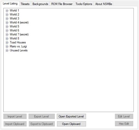 nsmb editor modding tool for new super mario bros ds nsmbds modding