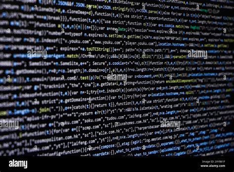 Programming Code Abstract Screen Of Software Developer Computer Script