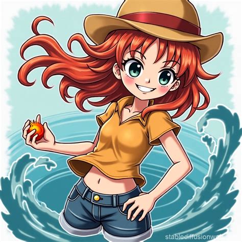 Nami From One Piece Stable Diffusion Online
