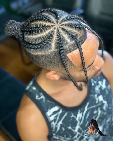 20 Man Bun Braids Styles Braid Hairstyles