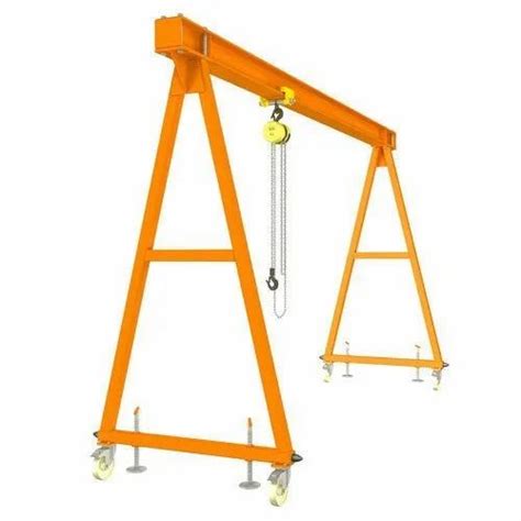 INDUCT Single Girder Portable Gantry Cranes Maximum Lifting Capacity