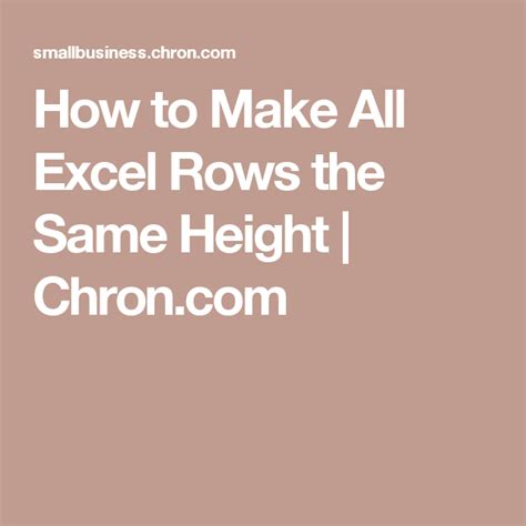 How To Make All Rows The Same Height In Powerpoint Templates Sample Printables