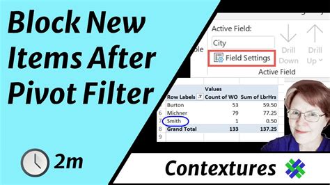 Pivot Table Filter Does Not Show All Data In Excel