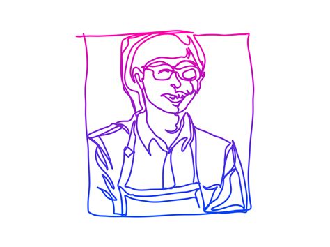 유니크한 원라인 드로잉 초상화를 선물하세요 크몽