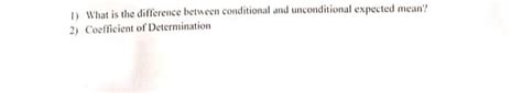 solved what is the difference between conditional and