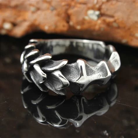 Anillo De Acero Inoxidable 316L Para Hombre Y Ni O Escala De Estilo