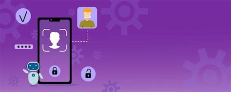 Premium Vector Facial Recognition Security On Smartphone