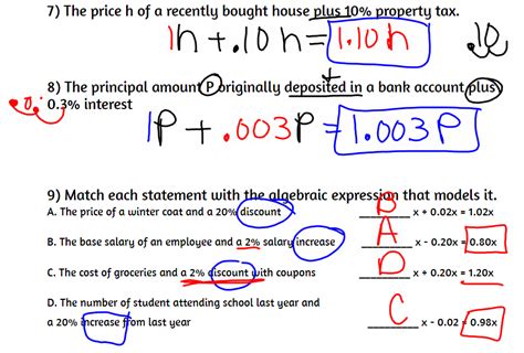 Unit Linear Word Problems DAY