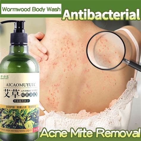 Antibacterial Body Wash Relieve Itching Remove Acne Mites 500ml Herbal