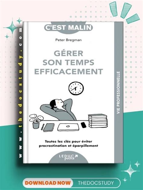 Gérer son temps efficacement de Peter Bregman PDF Library