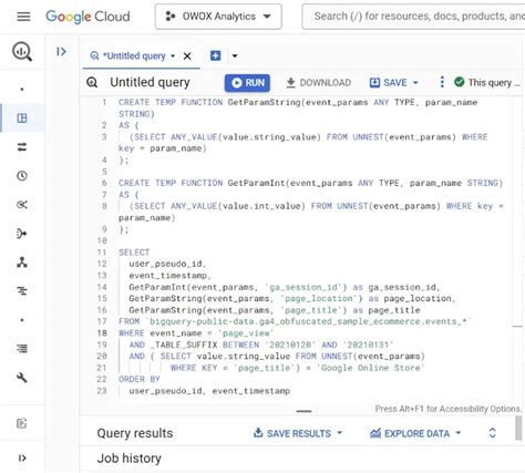 how to unnest ga4 event parameters in bigquery