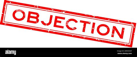 Objection Rubber Stamp Stock Vector Images Alamy