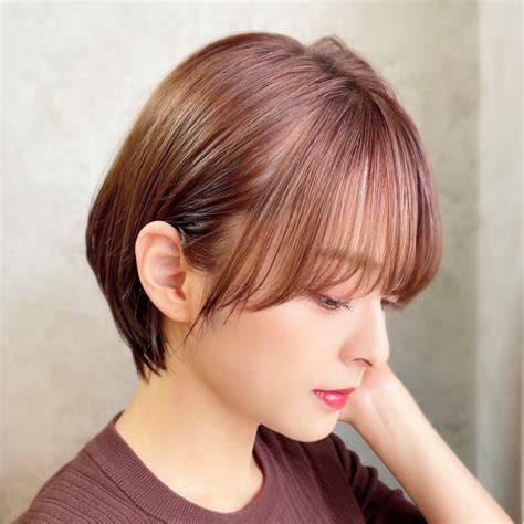 「ひし形ショートボブ」のコツが、わかる！【実例13】 美的com