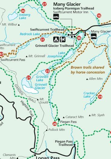 Tall Pines Hiker Piegan Pass To Many Glacier