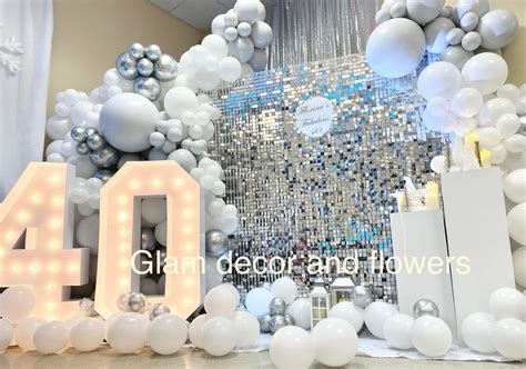 Silver Shimmer Wall Panels Easy Setup Weddingeventtheme Party Deco