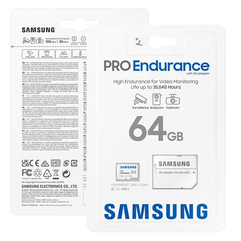 Samsung Pro Endurance 2022 New 64gb Mlc Micro Sd Memory Card With