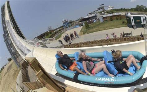 Photo Gallery First Riders Slide Down Verrückt Worlds Tallest Water