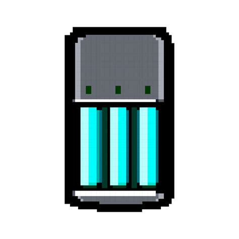 Energy Aa Battery Charger Game Pixel Art Vector Illustration 23867235