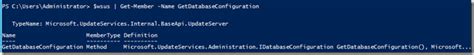 Use The Wsus Api And Powershell To Query The Susdb Database Learn