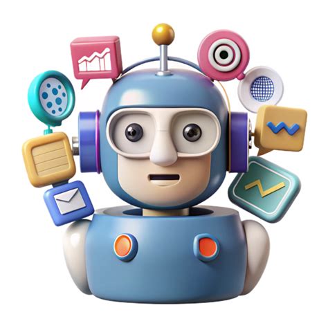 Ai Powered Communication Data Analysis Robot 56093437 Png