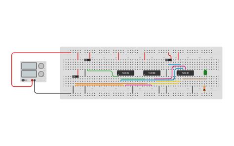 circuit design exp 3 realization of function using basic gates tinkercad