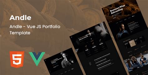 Andle Vue Js Portfolio Template Sharewordpressnet