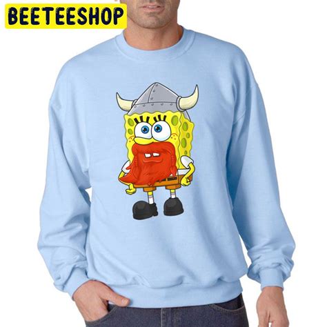 Happy Leif Erikson Day Spongebob Unisex Sweatshirt Beeteeshop