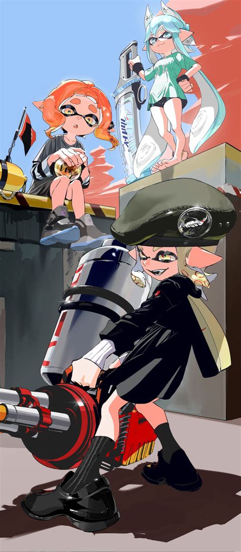 Lantern Madoyoi Inkling Girl Inkling Player Character Nintendo Splatoon Series Grey