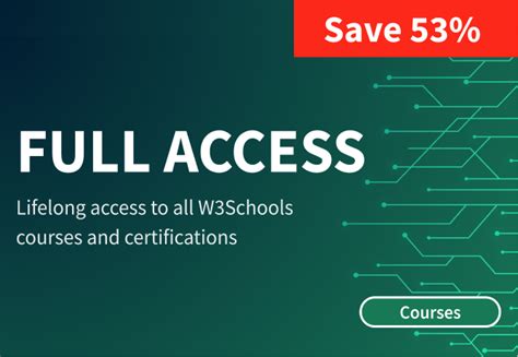 W3schools Full Access —
