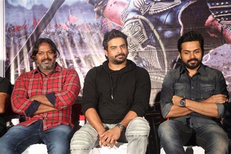 Karthi R Madhavan Sri Divya At Kaashmora Music Launch Photosimages