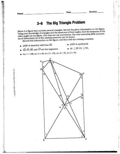 3 6 The Big Triangle Problem