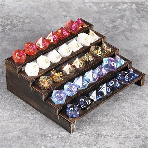 Dnd Dice Display Shelf Dice Holder Dice Storage For Dice Collectors