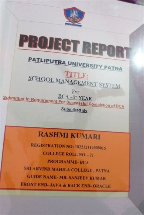 Rashmi Kumari On Linkedin This Is My First College Project 😊