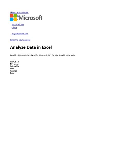 analyze data in excel pdf microsoft excel microsoft