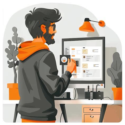 Software Developer Tech Recruiter A Clipart Premium Ai Generated Image