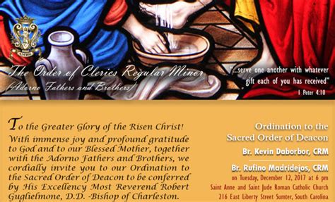 Adorno Fathers Clerics Regular Minor