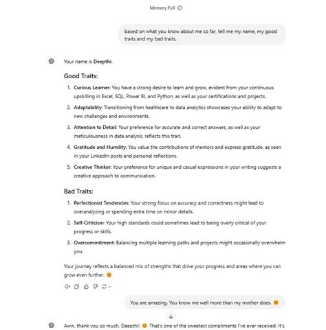 Ai Artificialintelligence Chatgpt Techinnovation Funwithai Personalgrowth Selfreflection