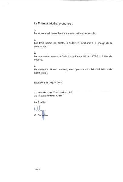 Flash Dossier Yves Jean Bart Le Tribunal Fédéral Suisse rejette l