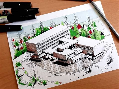 Mziafatiarchitect On Instagram بازترسیم از کتاب معماری فرم‌دکتر